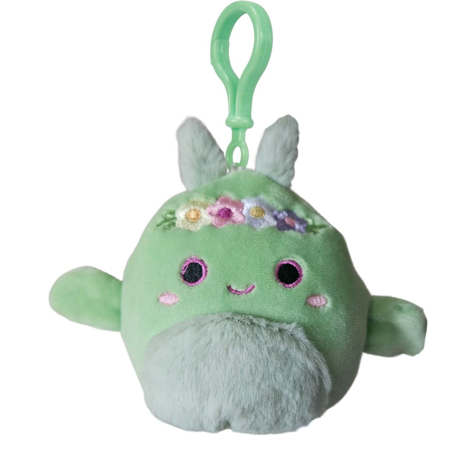 Squishmallows 3.5" Inch Clip-On Tove the Mothman Plush With Furry Belly ...