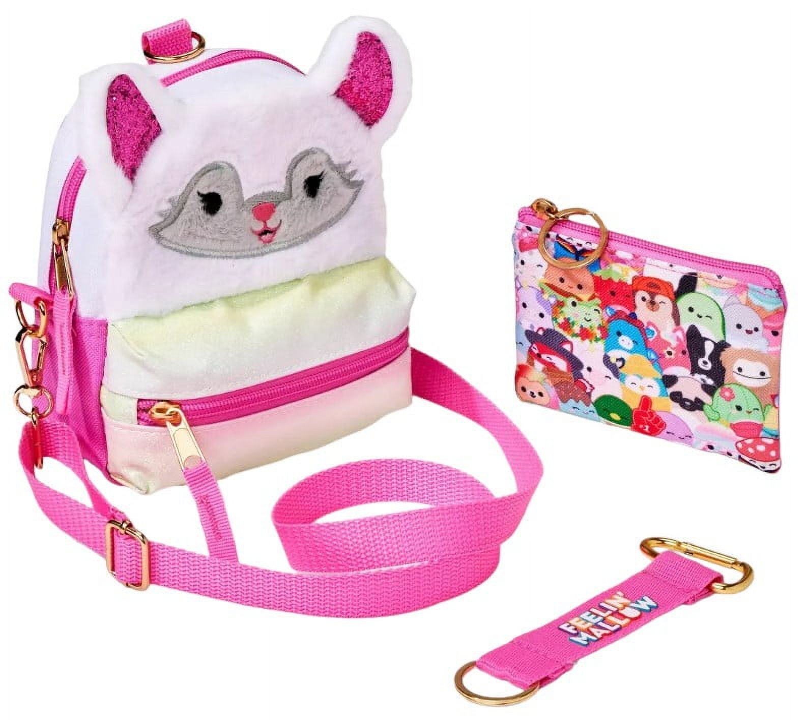 Squishmallows 3pc Travel Accessories Set with Belt Bag, Key Chain ...