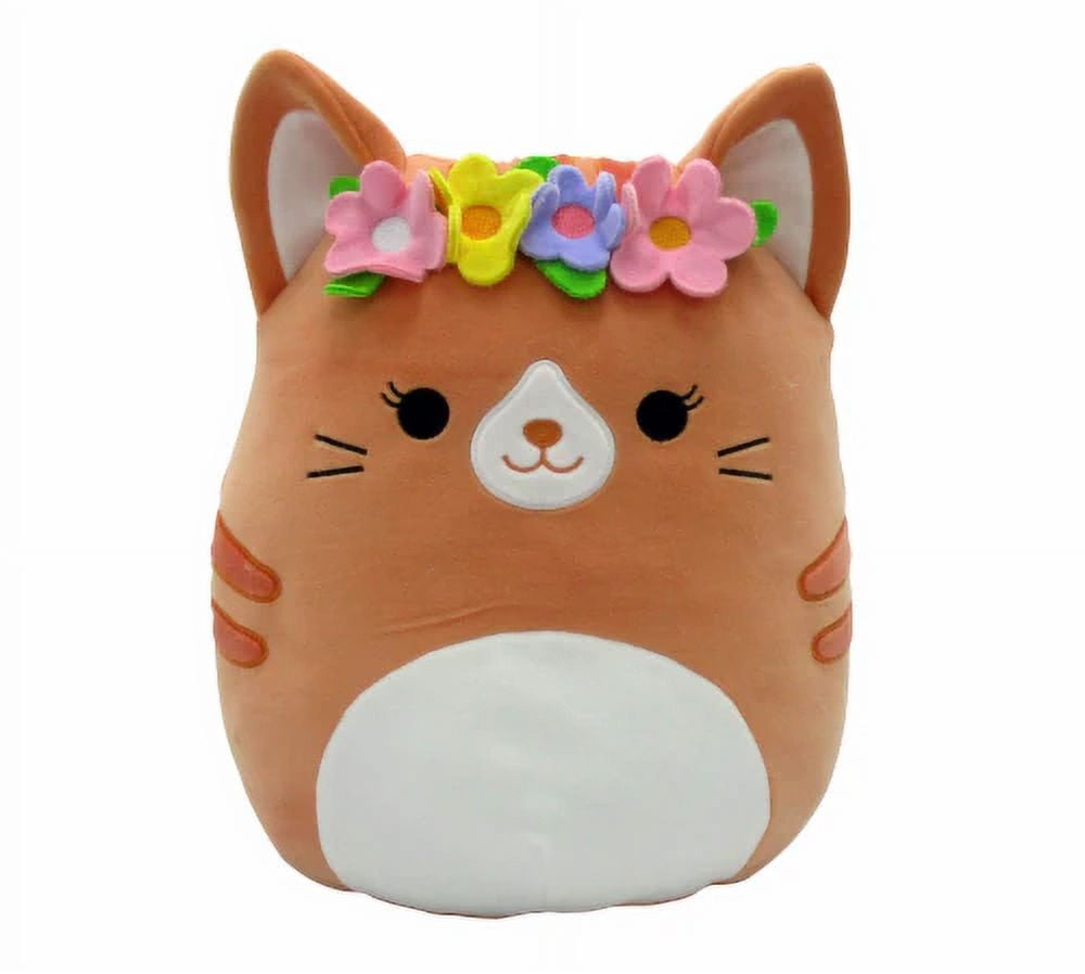 Squishmallows 4.5" Gigi The Tabby Cat with Flower Crown - Officially ...