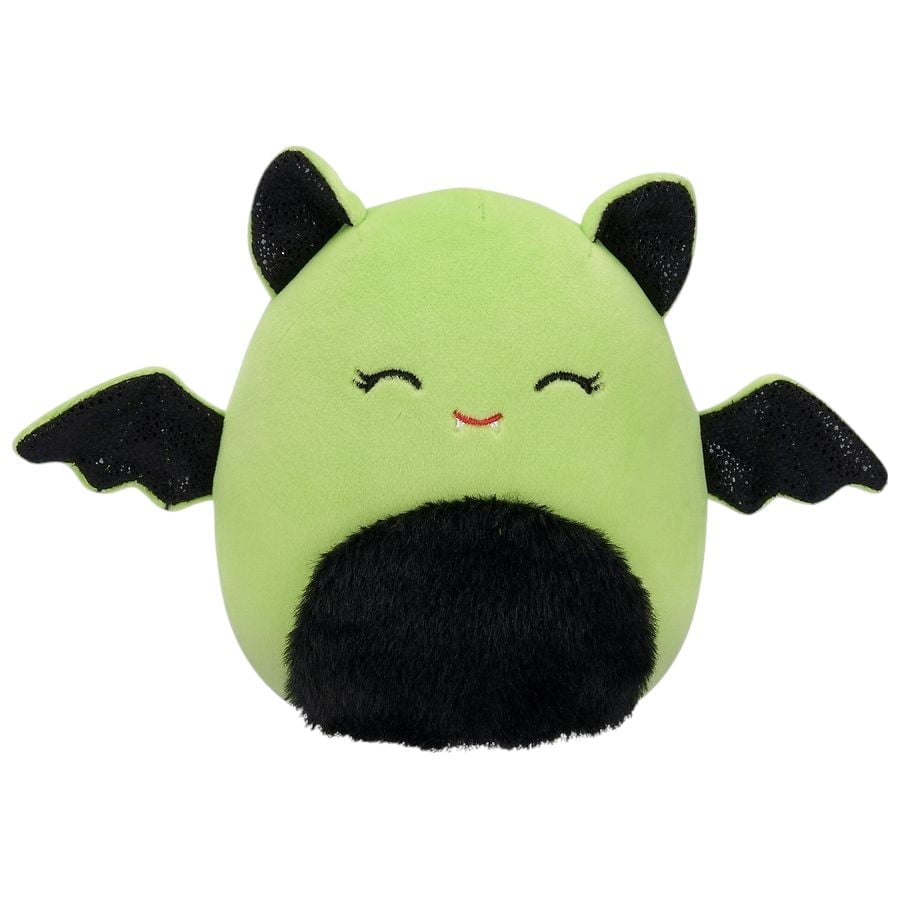 Squishmallows 5-Inch Leap Neon Green Bat - Official Jazwares Halloween ...