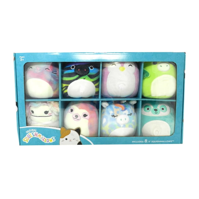 Squishmallows Set Multipack Variety: 5 Inch Mini Plush 8 Pack ...