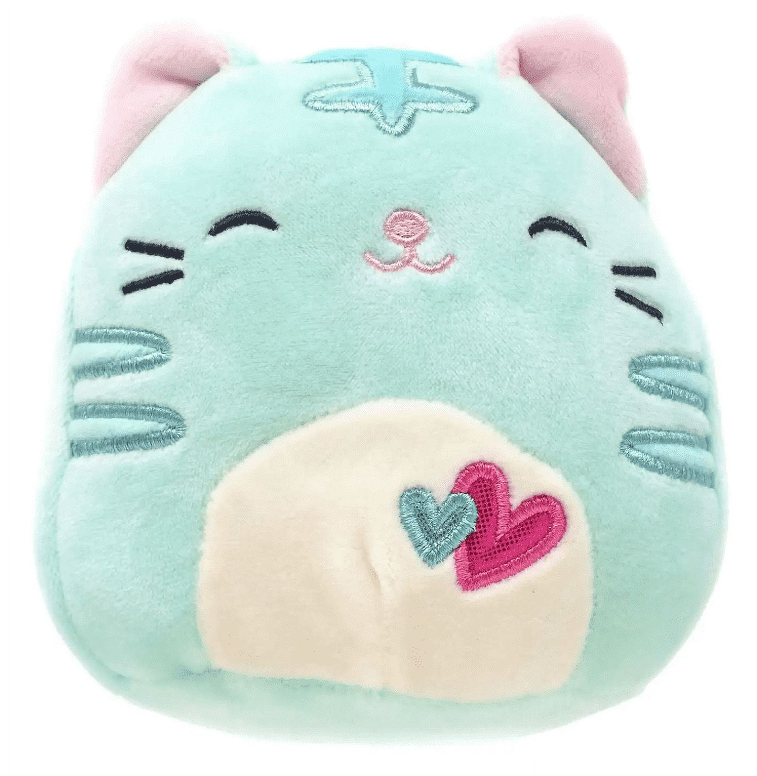 Squishmallows 5" Jules the Blue Mint Tabby Cat - Valentines - Plush Toy ...