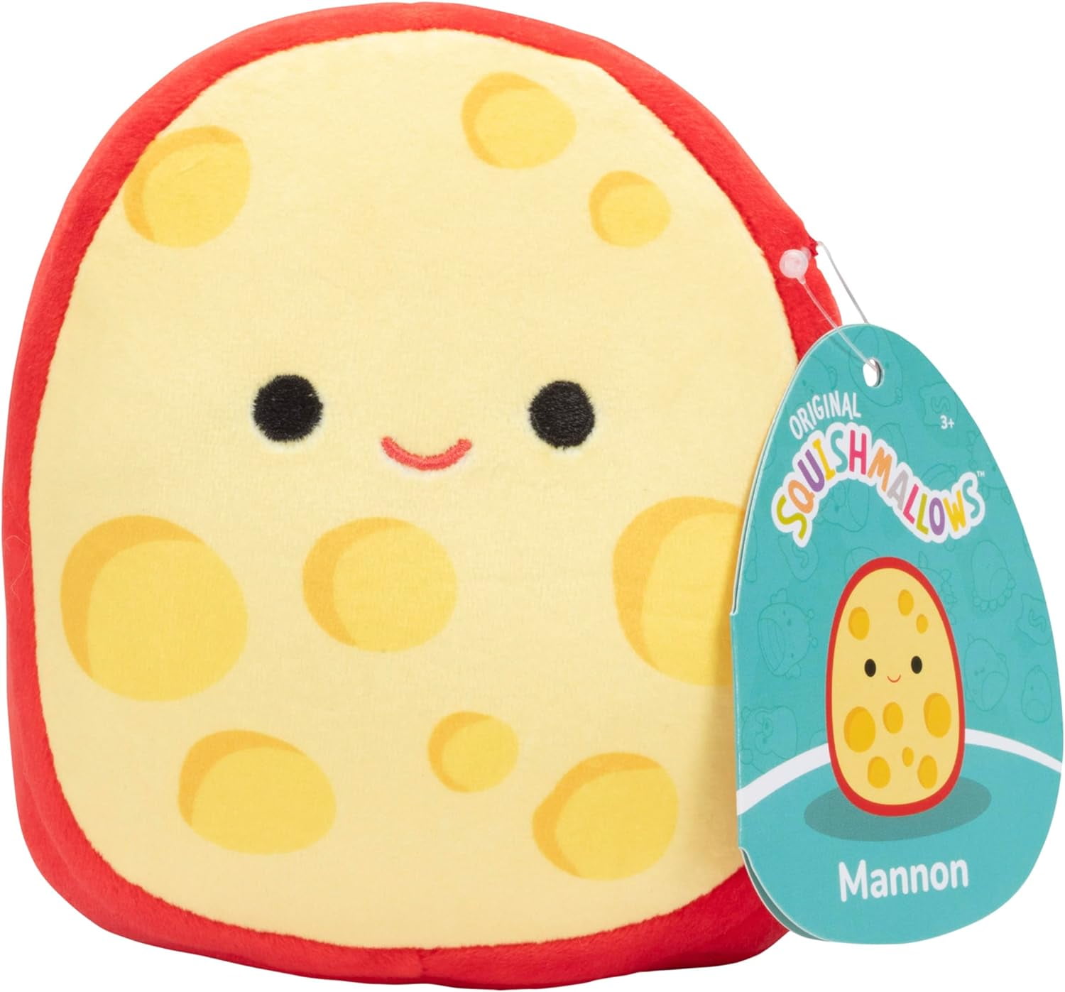 Squishmallows 5" Mannon The Gouda Cheese - Officially Licensed Kellytoy ...