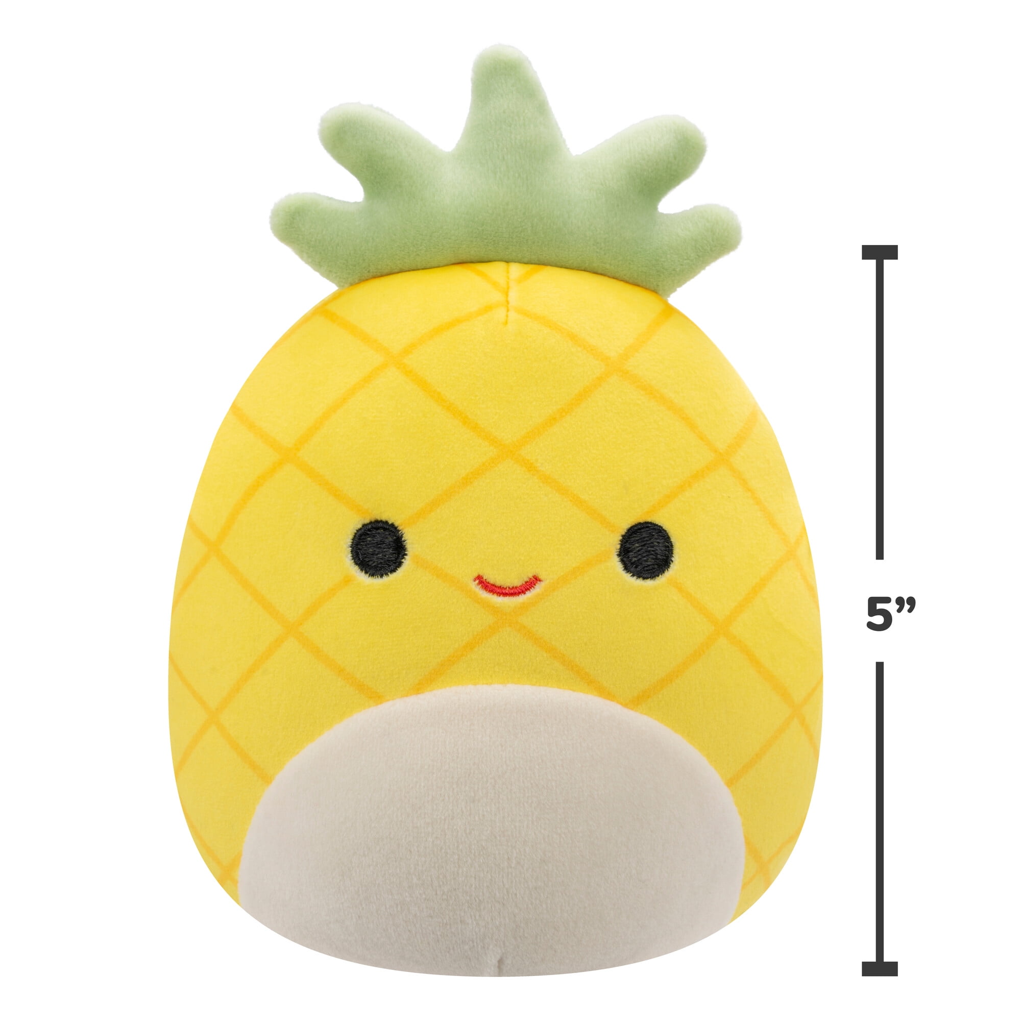 Squishmallows 5 inch Maui the Yellow Pineapple with Green Top - Child's ...