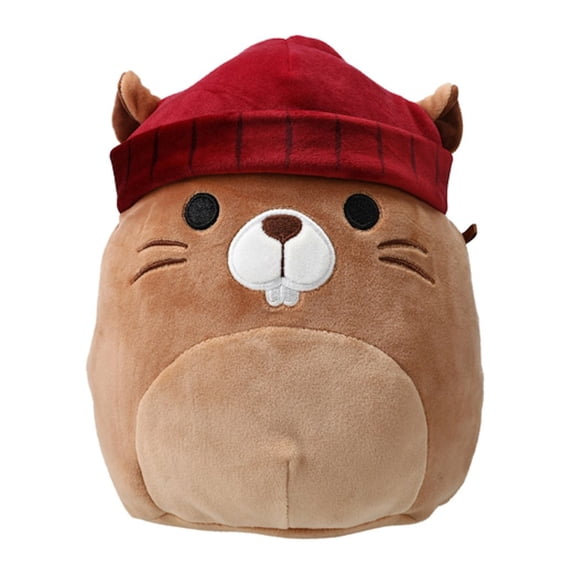"Squishmallows - 7.5"" Chip the Beaver with Hat, Super Soft Plush Toy ...