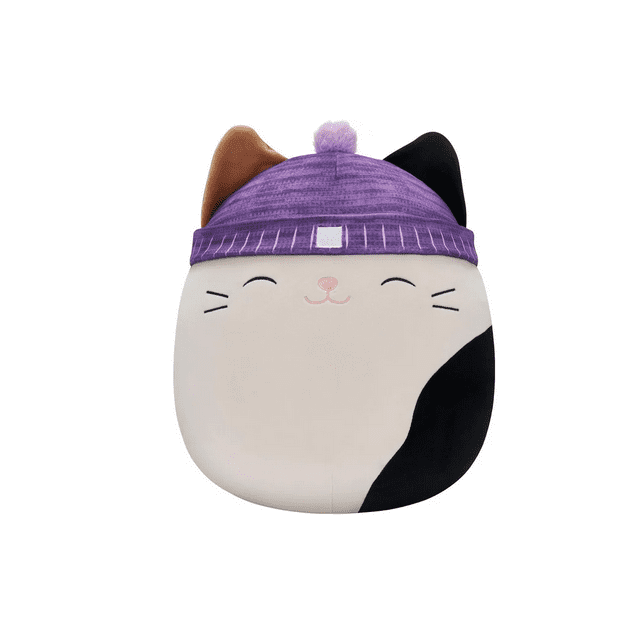 Squishmallows 8" Cam the Cat with Purple Hat - Walmart.com