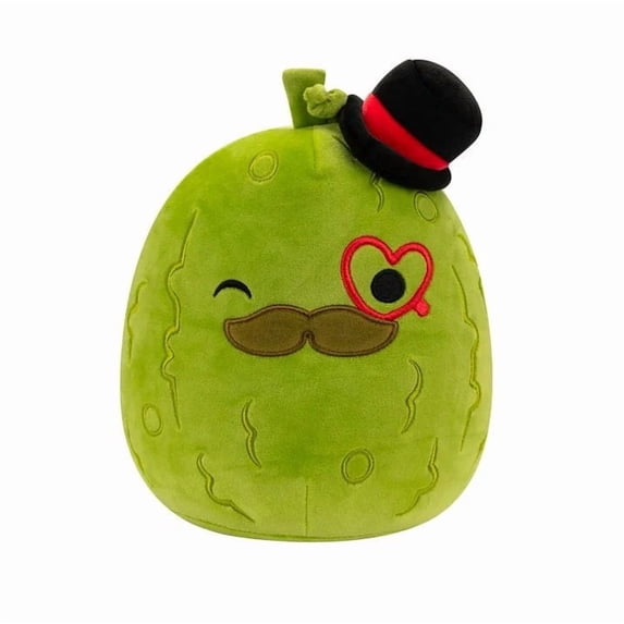 Squishmallows 8" Charles the Pickle with Heart Monocle - Walmart.com