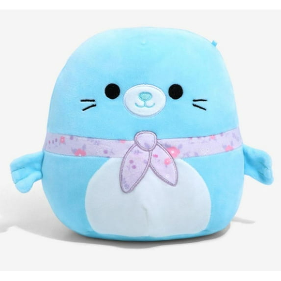Squishmallows 8" Dorgee the Blue Seal with Scarf Plush - Walmart.com