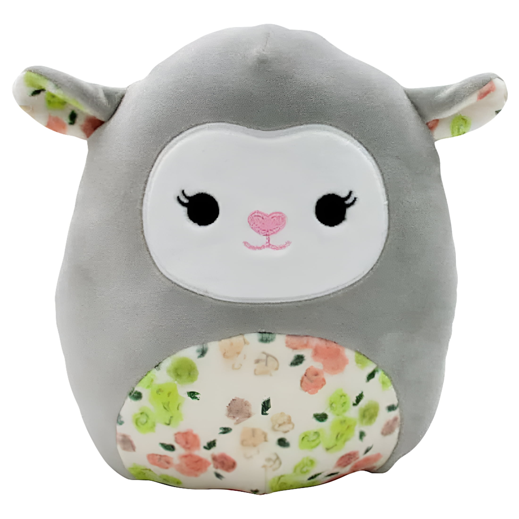 Squishmallows Super Soft 8" Plush Toy - Elea the Lamb with Floral Belly ...