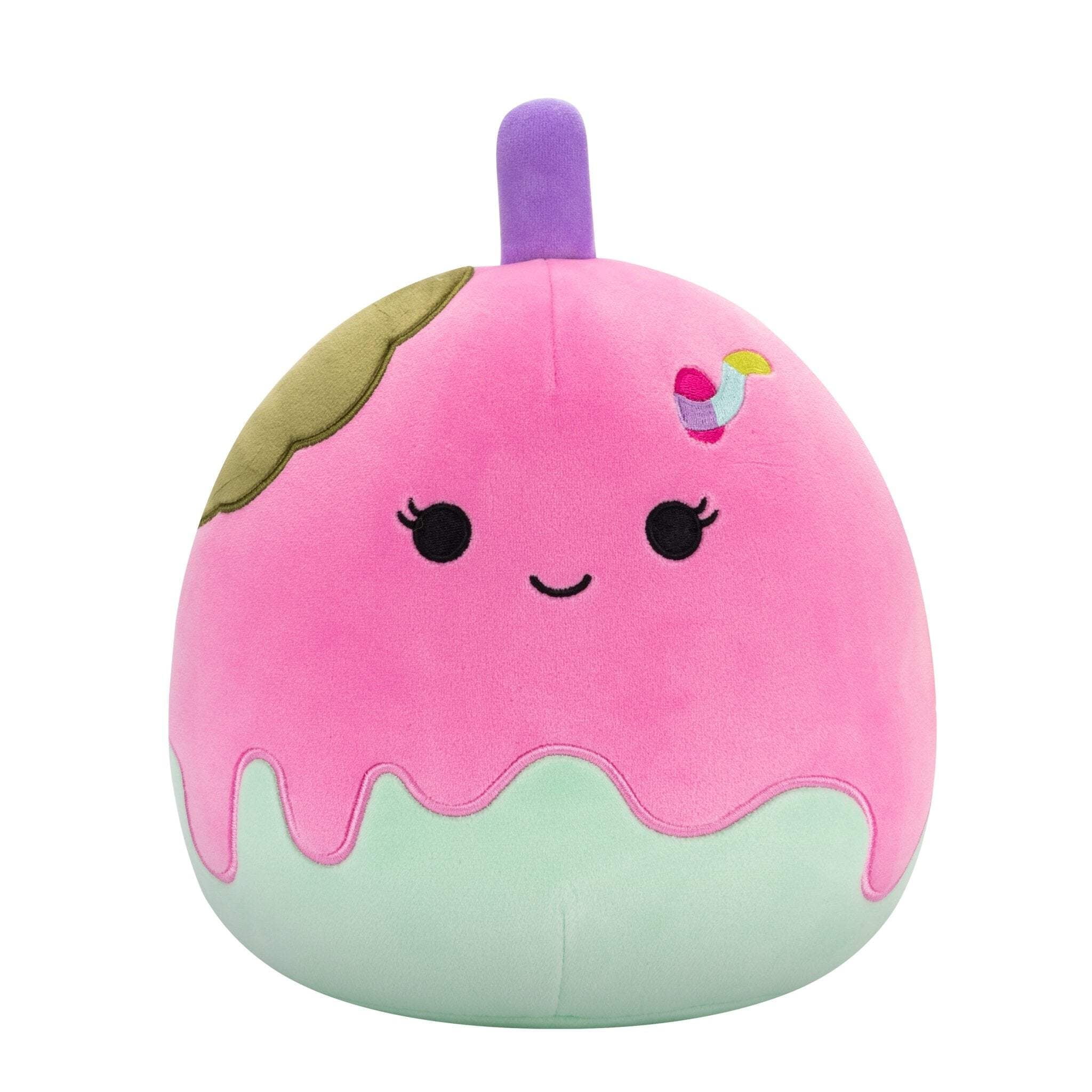 Squishmallows 8” Plush Candy Apple with Worm – Ultra Soft Collectible ...