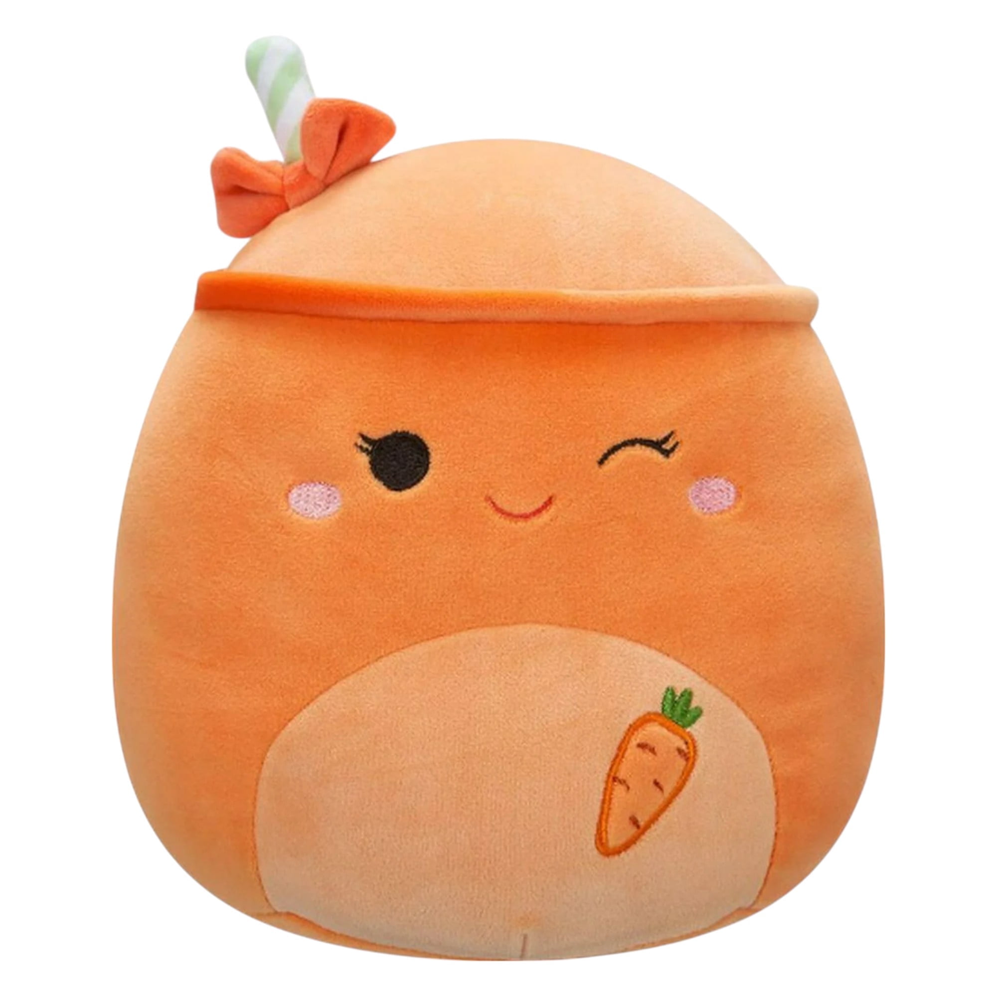Squishmallows 8-Inch Carotene Winking Carrot Juice - Official Jazwares ...