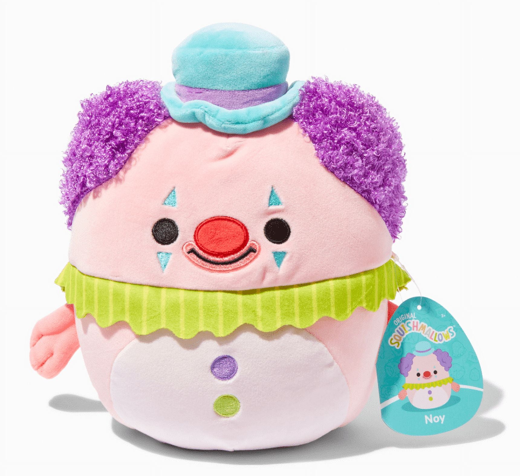 Squishmallows 8-Inch Clown Blobfish Plush – Colorful & Fun Soft Toy for ...