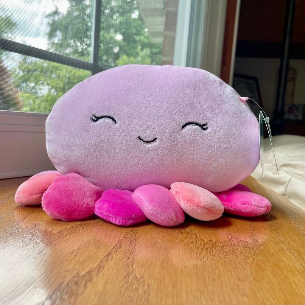 Squishmallows 8" Jeanne Octopus Pink Stackable Plush Stuffed Animal ...