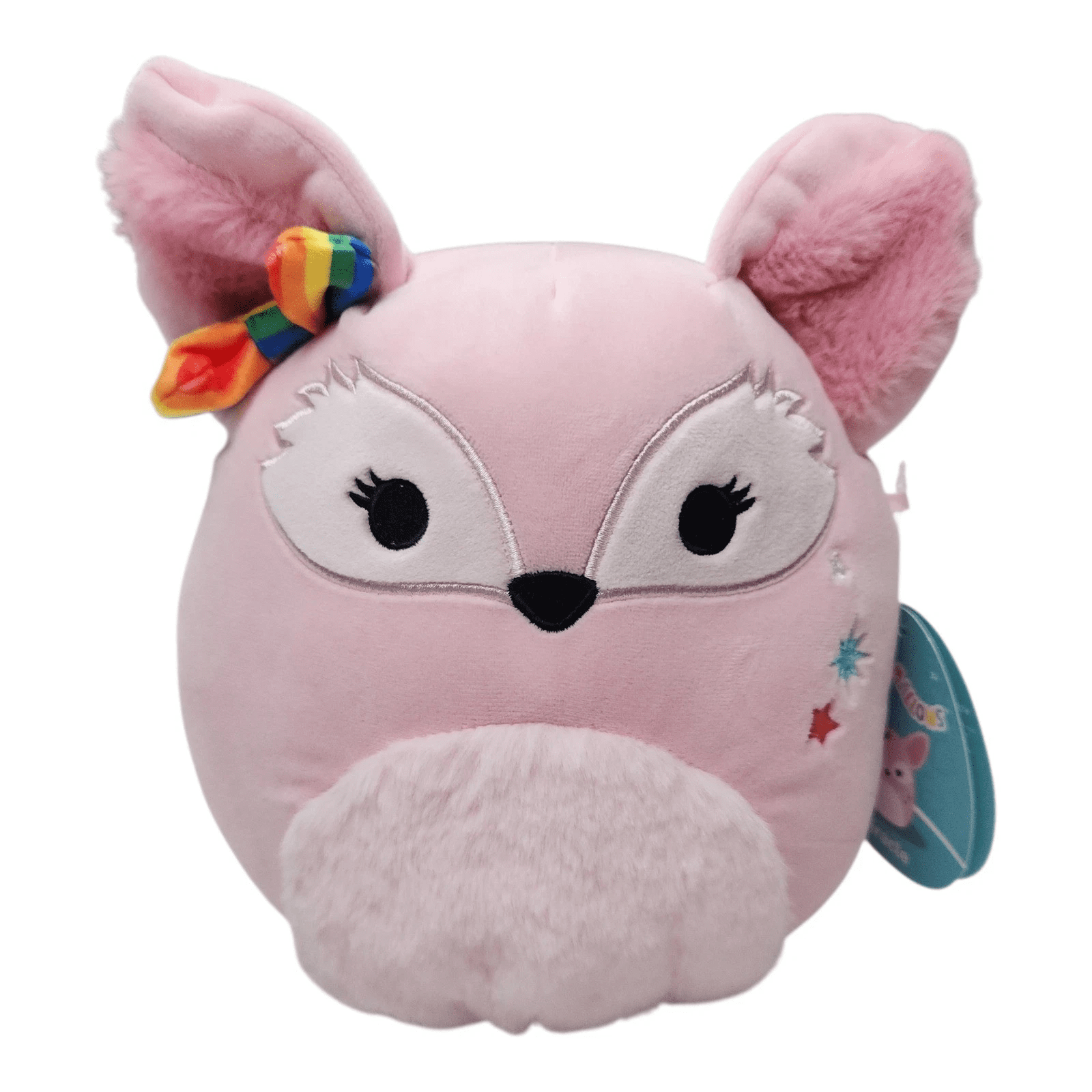 Squishmallows 8" Miracle the Fox with Rainbow Bow - Walmart.com