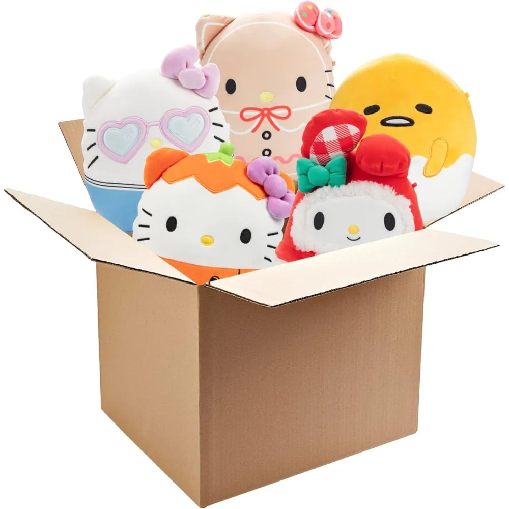 Squishmallows 8" Mystery Hello Kitty Sanrio 3-Squish Blind Box - Get ...