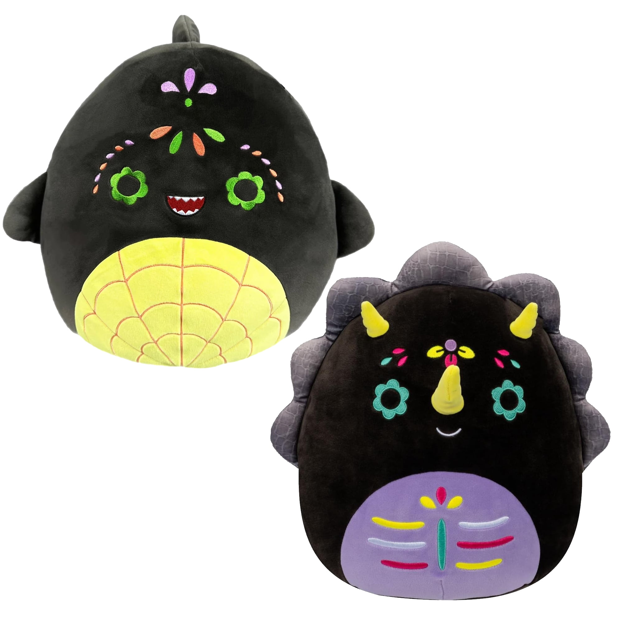 Squishmallows 8" Tetero the Triceratops & Oceana the Shark – Halloween ...