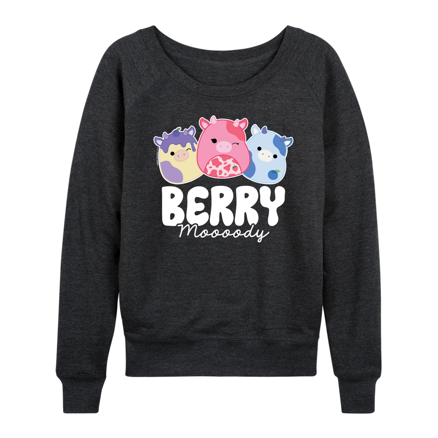 Squishmallows - Berry Moooody - Women's French Terry Pullover ...