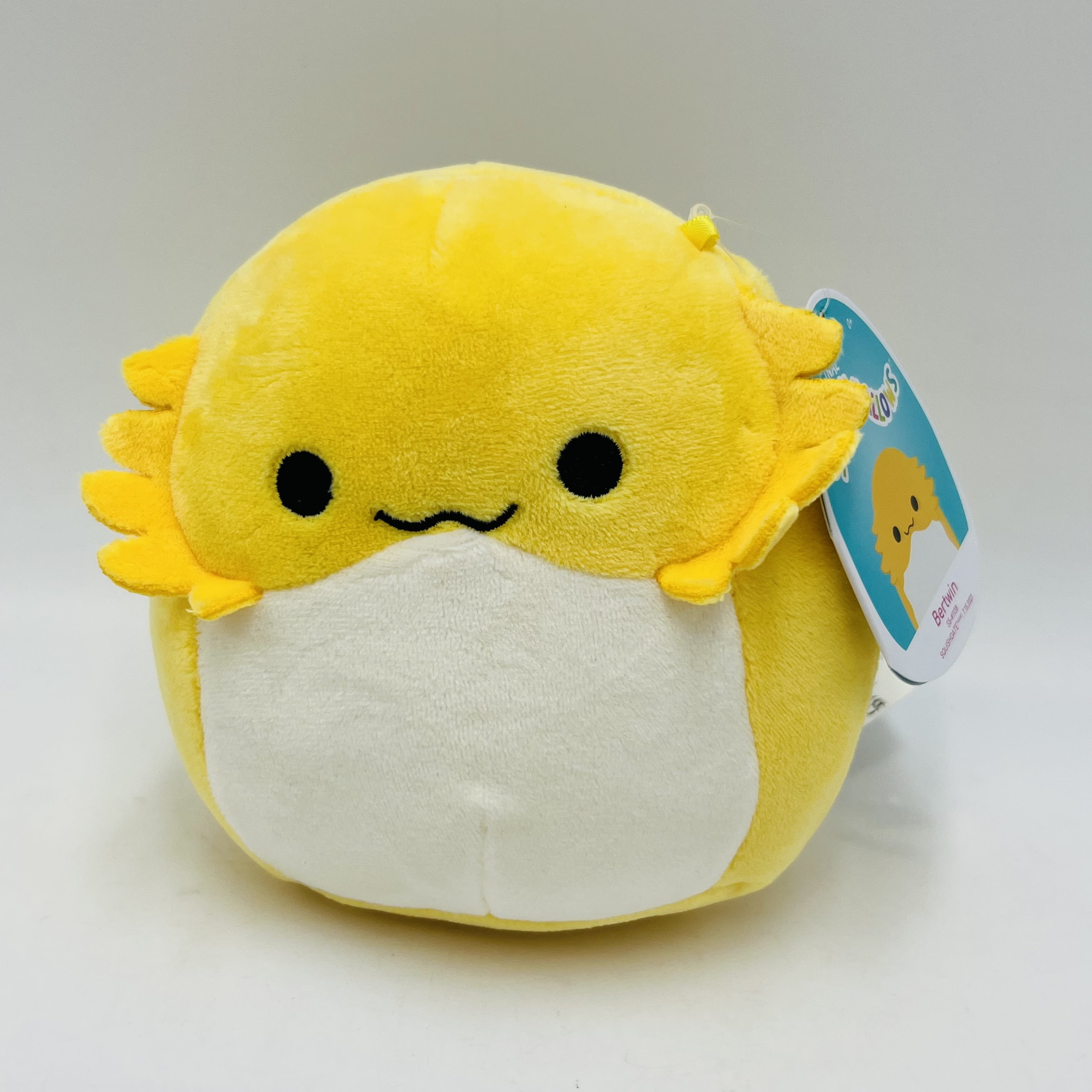 Squishmallows Plush Toy: Bertwin Yellow Bearded Dragon, 5" Stuffed ...