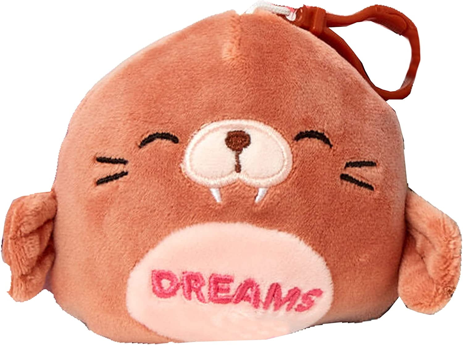 Squishmallows Bindy Walrus (Dreams) 3.5 Inch Clip On Bag Keychain ...