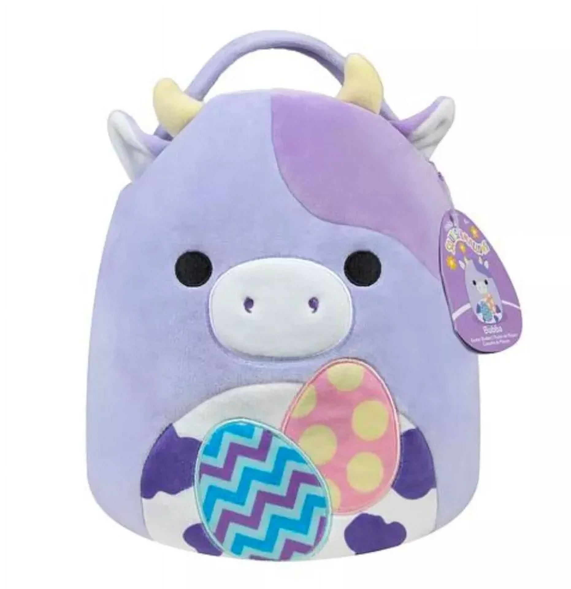 🐮💜 Squishmallows 12" Bubba The Purple Cow – Soft & Huggable Easter ...