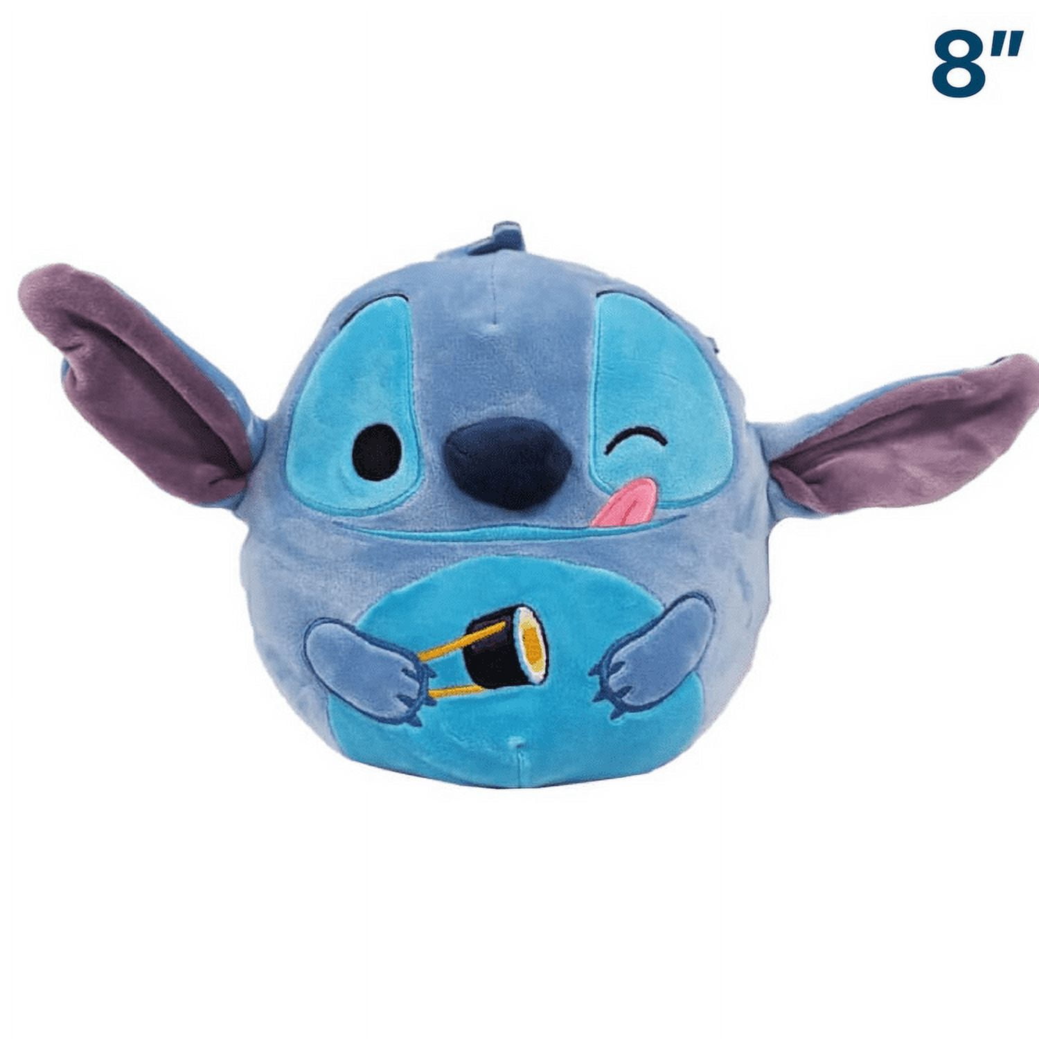 Squishmallows Child's Ultra Soft Stuffed Toy Stitch with Sushi, 8 ...