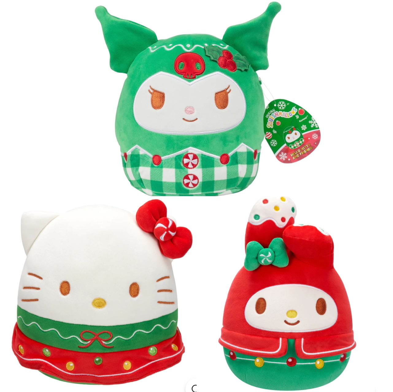 Squishmallows Christmas 2024 Hello Kittyn kurimo My Melody Plush ...