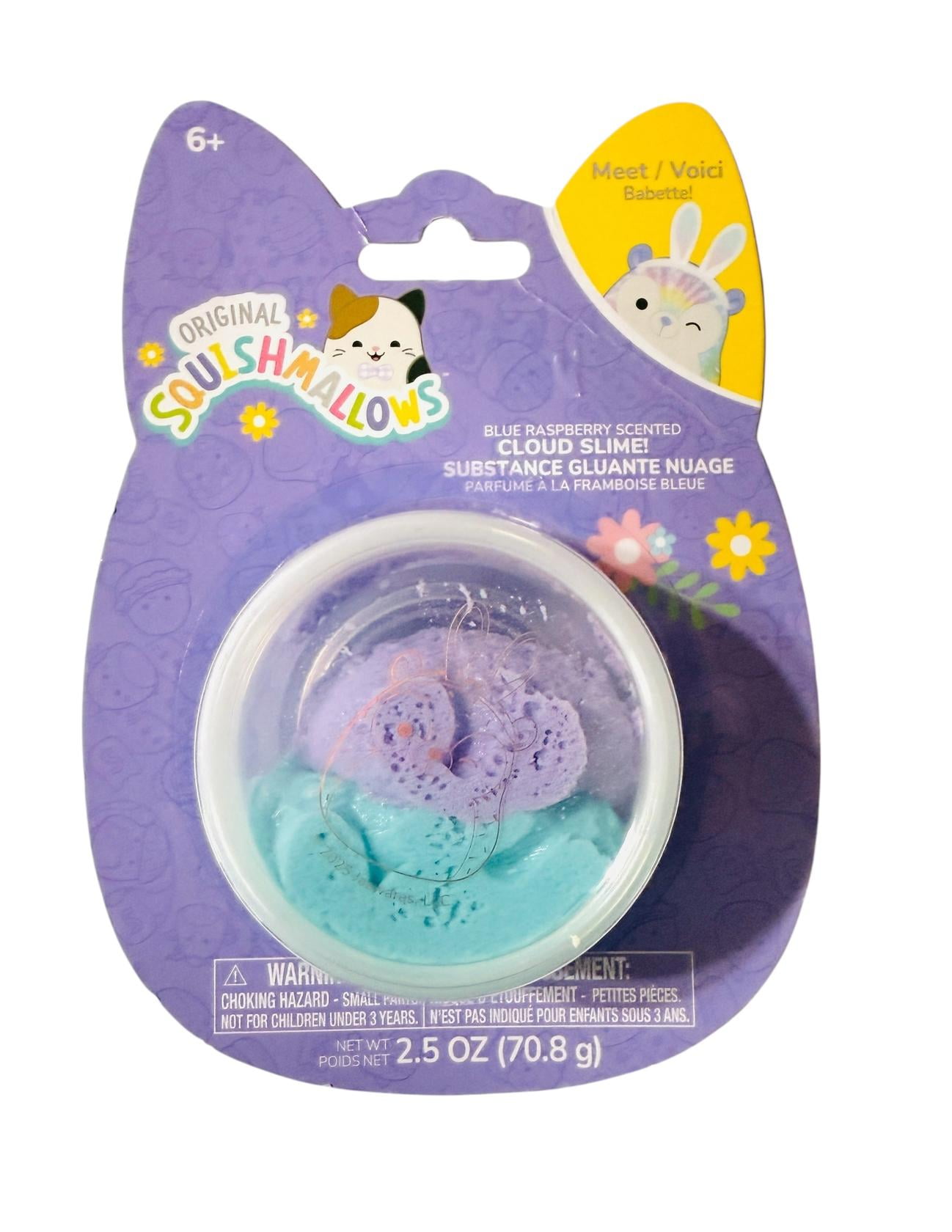 Squishmallows Cloud Slime Babette, Blue Raspberry Scented, Purple ...