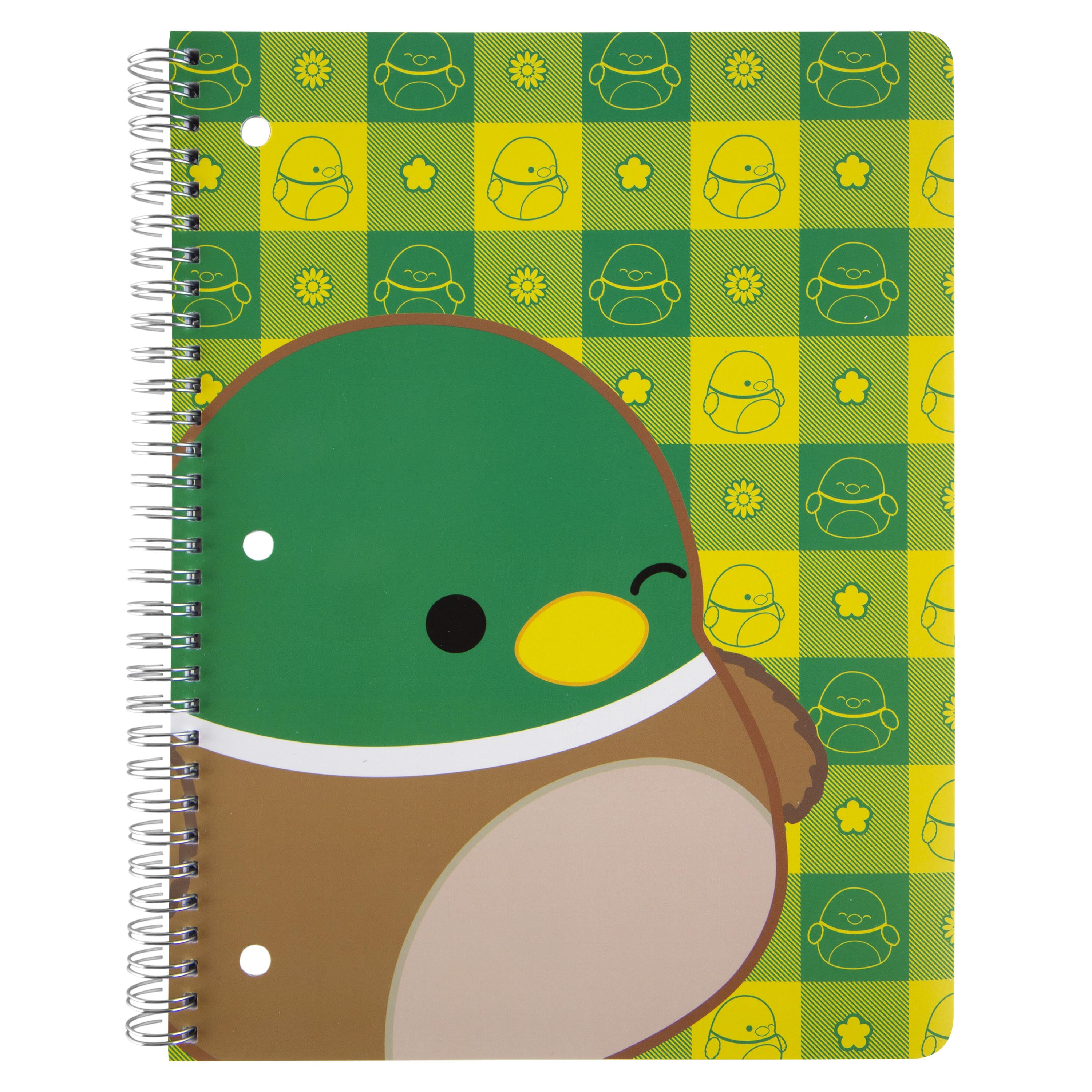 Squishmallows College Ruled Spiral Notebook, Avery the Duck, 80 Sheets ...