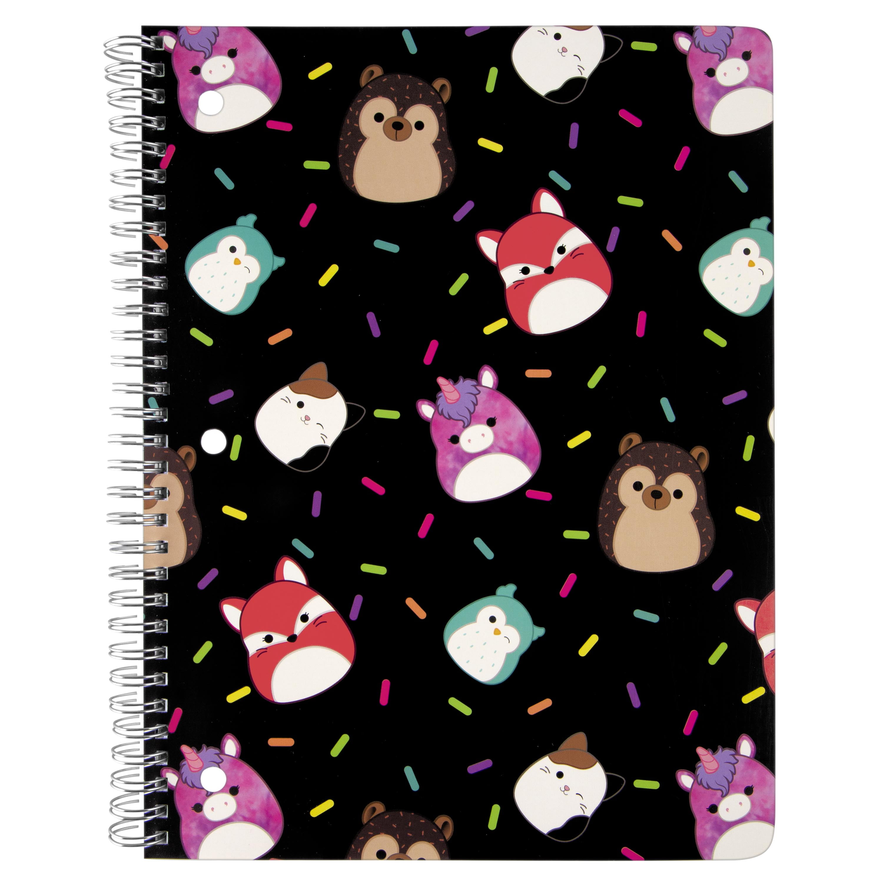 Squishmallows College Ruled Spiral Notebook Multi Character, 80 Sheets ...