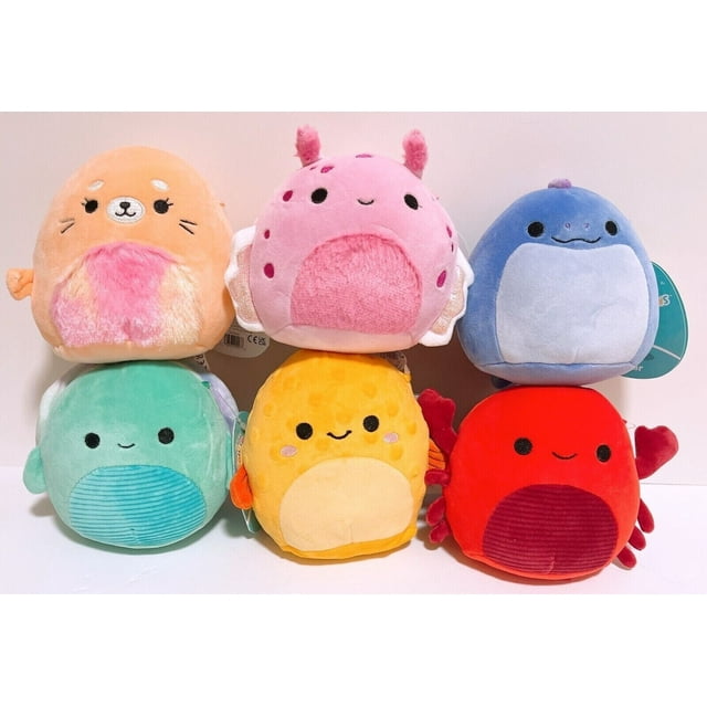 Squishmallows Aquatic Ocean Deep Sea Animals Squad King Crab 5" Mini ...