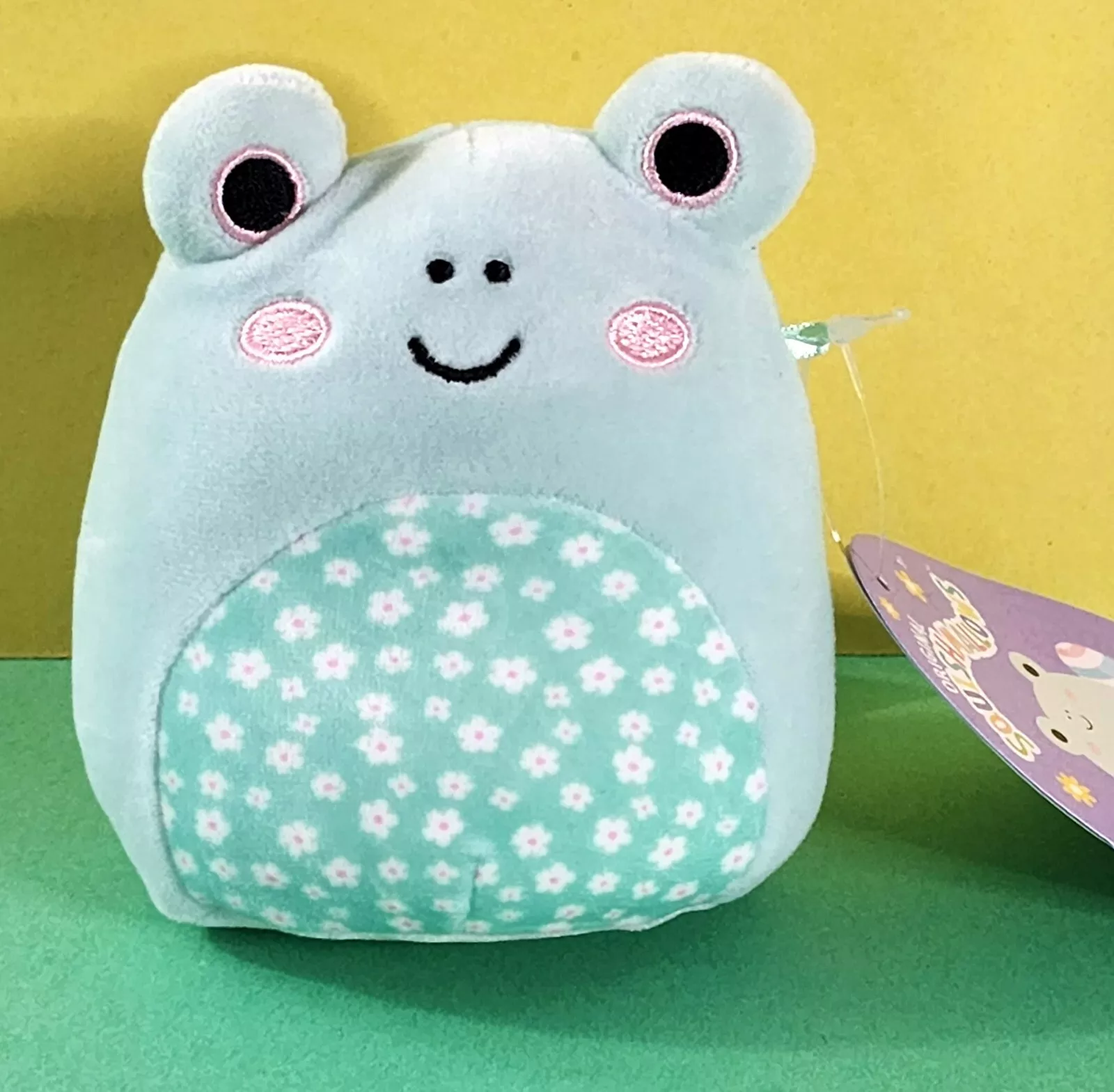 Squishmallows Easter Squad Fritz the Frog 4" NWT Flower Tummy Spring ...
