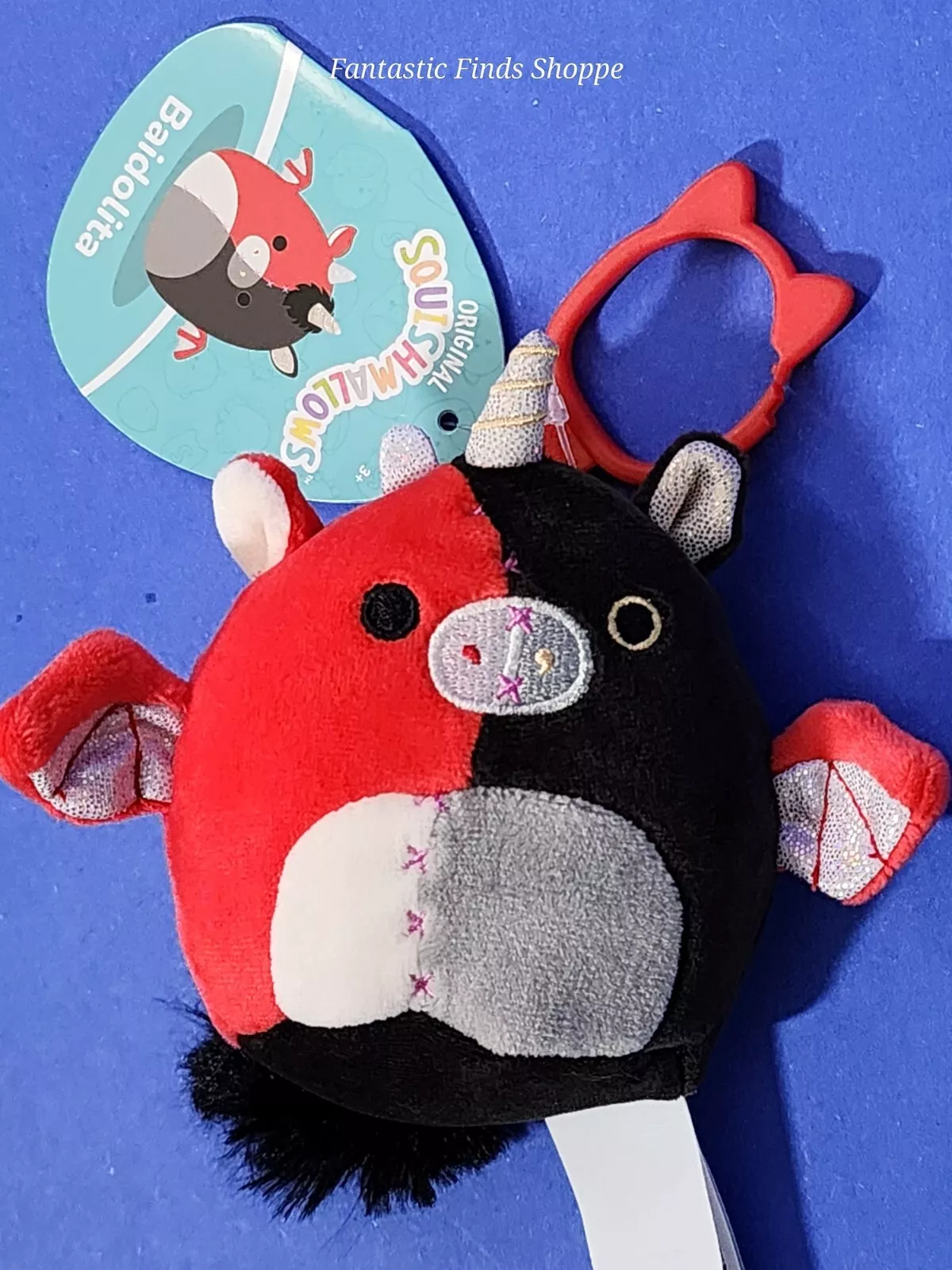 Squishmallows Epic Collection Baidolita the Dragon Unicorn Clip-on 3 ...