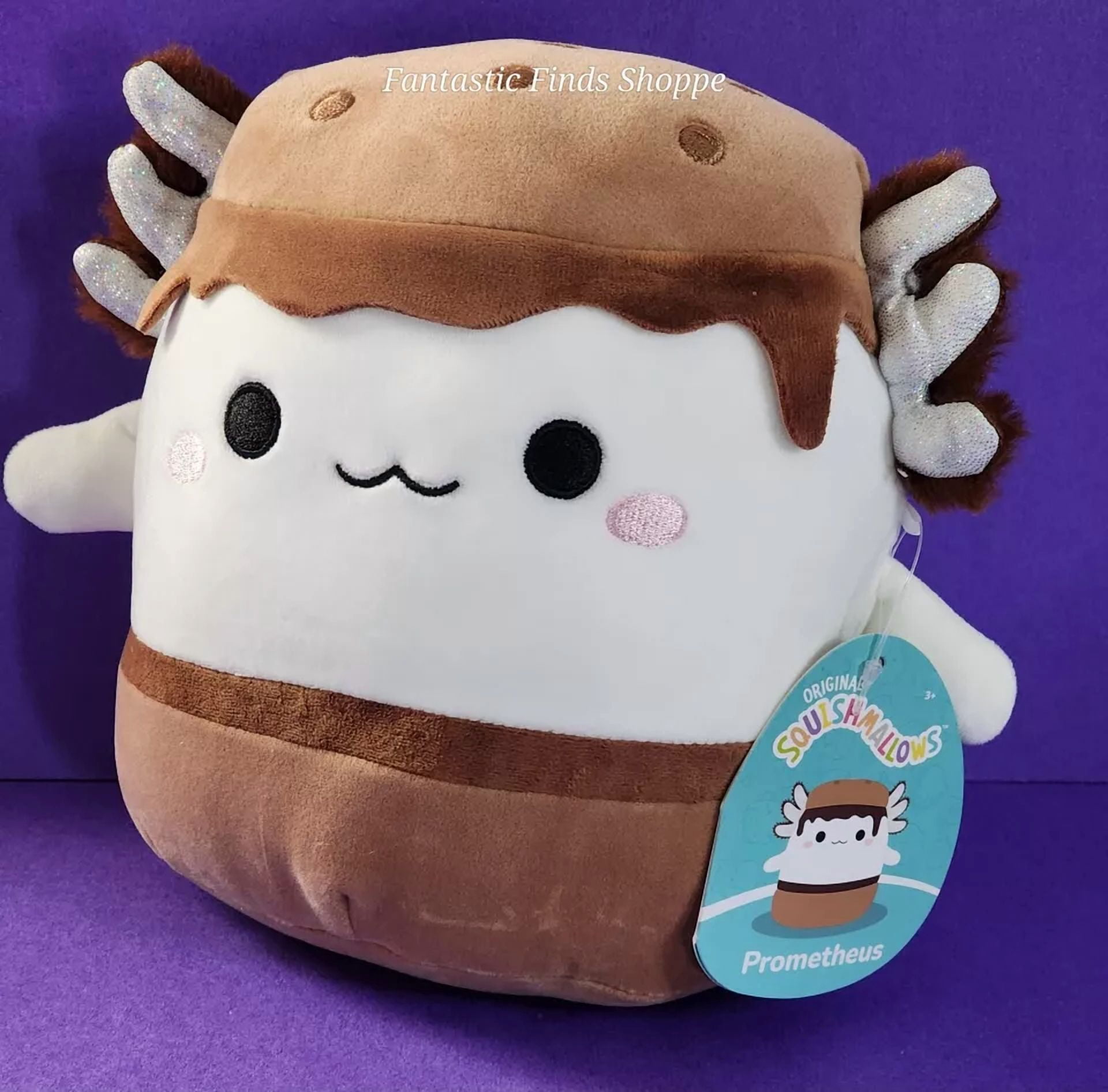 Squishmallows Epic Collection Prometheus the Axolotl S'More 8" NWT ...