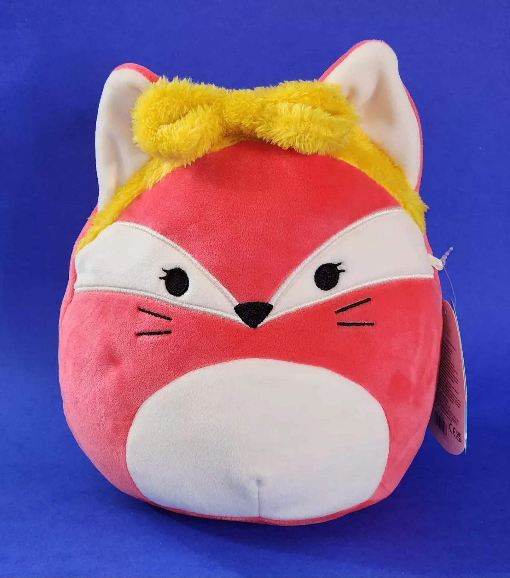Squishmallows Fifi the Red Fox Wearing a Yellow Headband 8" NWT ...