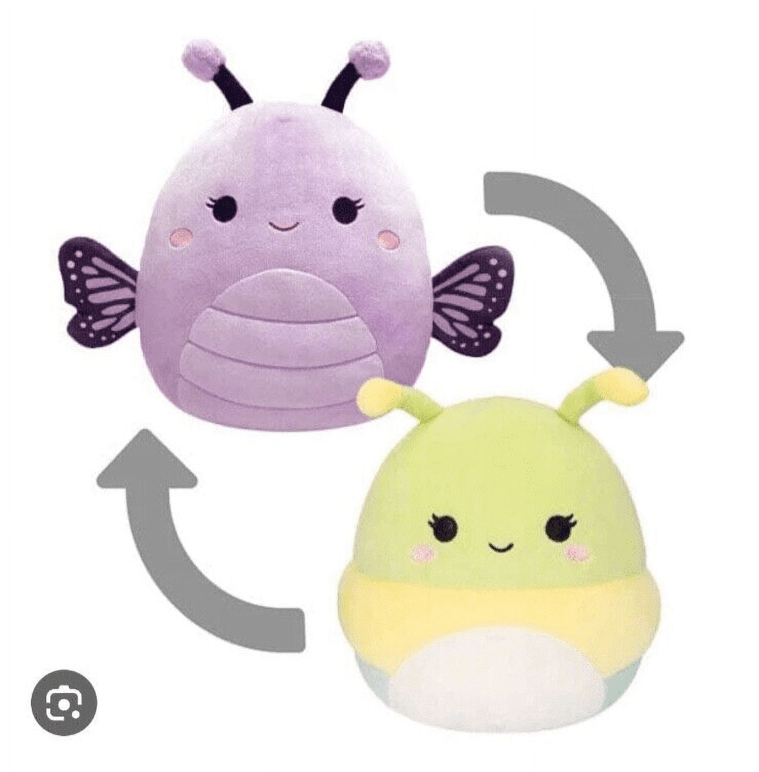 Squishmallows Flip-A-Mallow 8" Rutabaga and Bibiana Caterpillar and ...