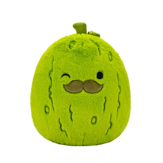 Squishmallows FuzzAMallow Official 12 inch Charles the Pickle with ...