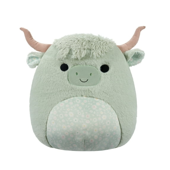 Free Shipping! Squishmallows FuzzAMallow 12-inch Iver the Mint Highland ...
