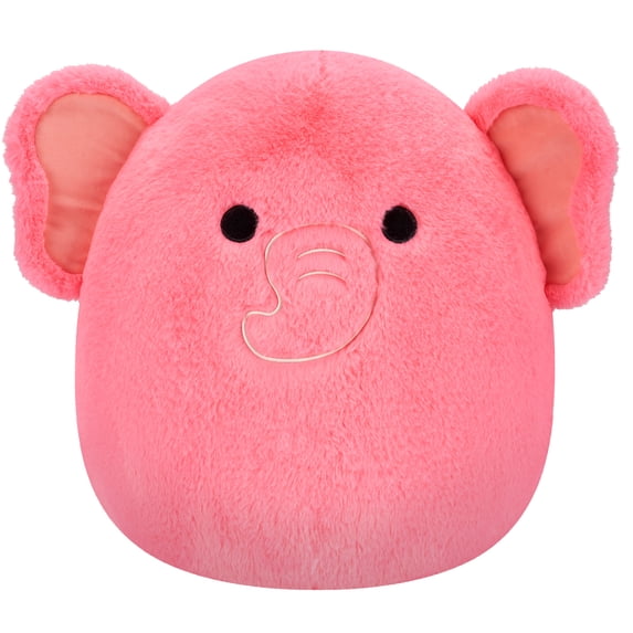 Squishmallows FuzzAMallows 5" Kyla the Hot Pink Elephant Plush Toy ...