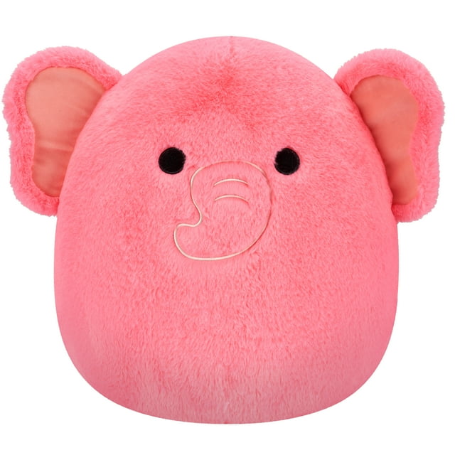 Squishmallows FuzzAMallows Original 5 inch Kyla the Hot Pink Elephant ...