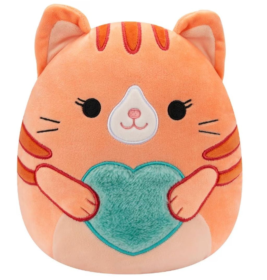 Squishmallows Plush Toy - Gigi the Tabby Kitten with Heart, 11 Inch ...