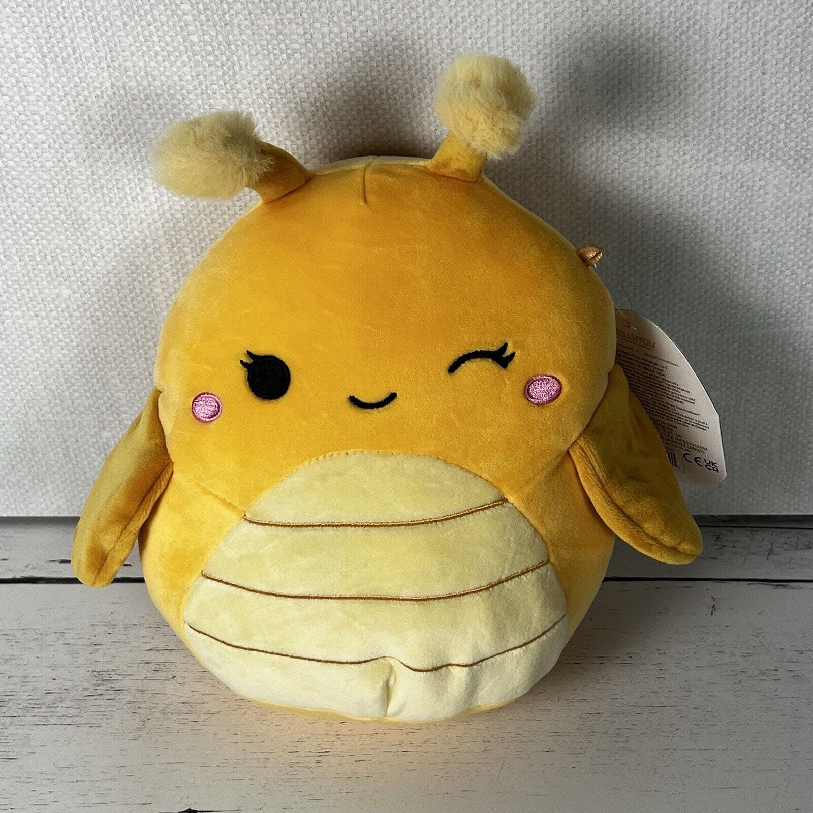 Squishmallows Greer the Grasshopper First to Market Soft Yellow Plush ...