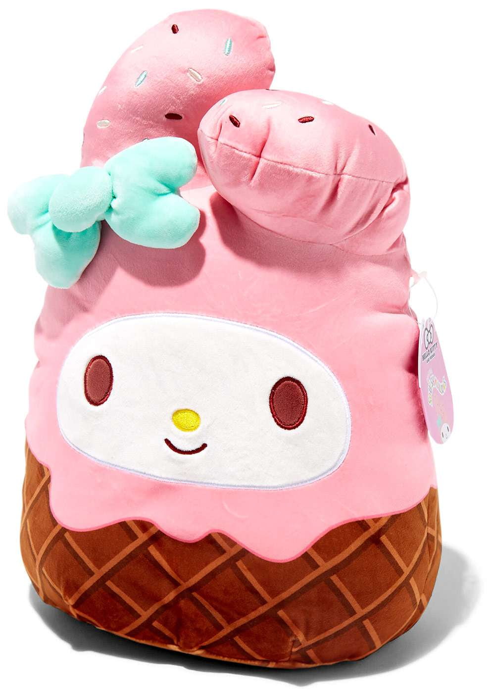 Squishmallows Hello Kitty & Friends Huggable My Melody Plush Ice Cream ...