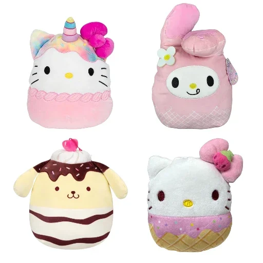 Squishmallows Hello Kitty and Friends Sweet Bundle, 5 Inch, 4 Pack ...