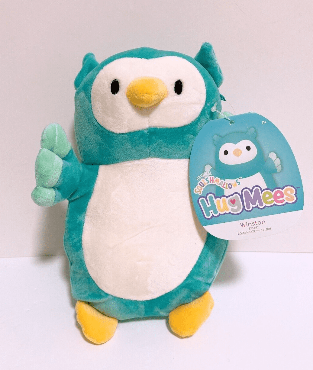 Squishmallows HugMees 10" Winston the Owl Animal Plush Doll Toy ...