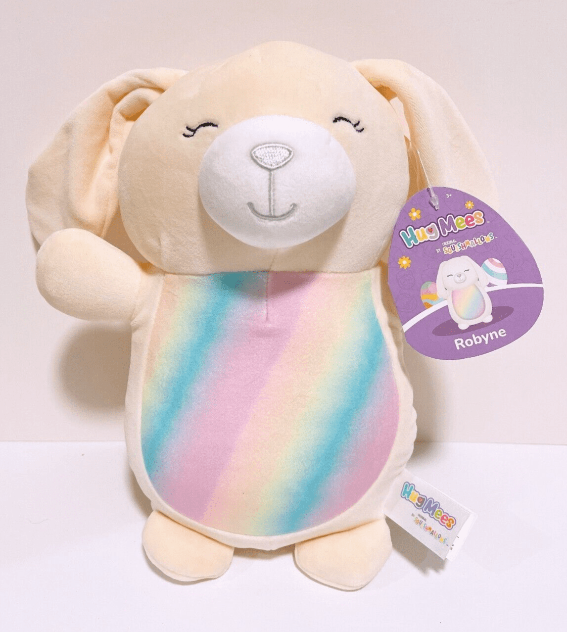 Squishmallows HugMees 2024 Easter 10" Robyne the Bunny Animal Plush ...