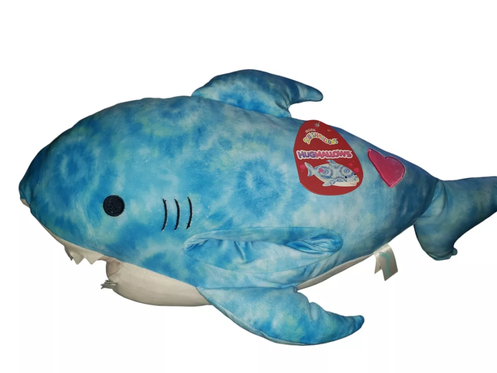 Squishmallows Hugmallows Santos The Shark Super Soft Plush By Kellytoy ...