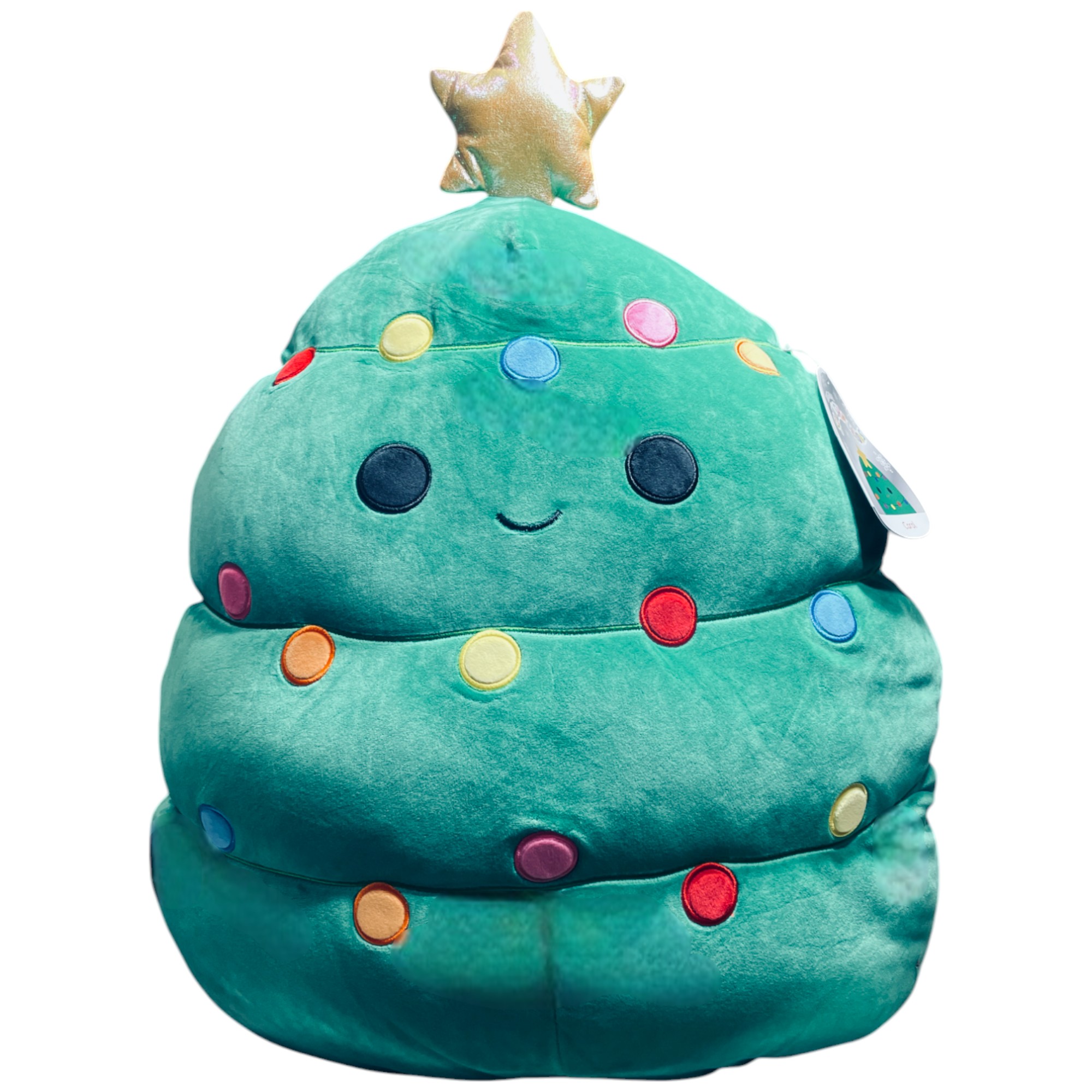 Squishmallows Jumbo-Sized 20" Carol the Christmas Tree Plush Toy - Soft ...