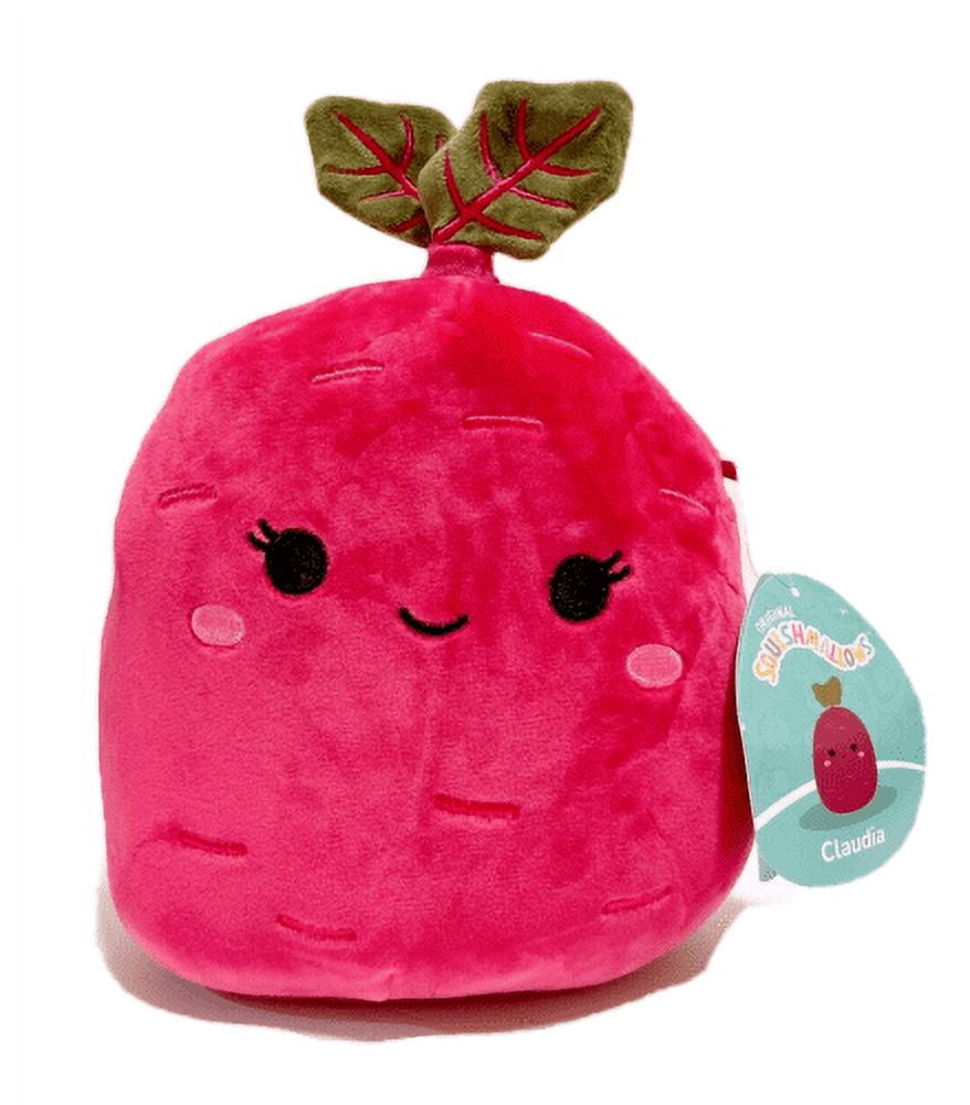 Squishmallows Kellytoy 2023 Veggie Squad 8" Claudia the Beet Plush Doll ...