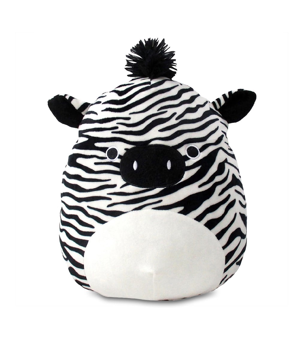 Squishmallows Kellytoy Jungle 8 inch Freddie The Zebra Plush Doll Super ...