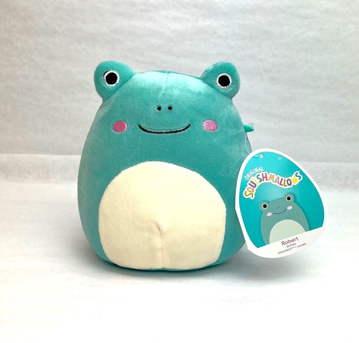 Squishmallows Kellytoy Plush Pet Shop Squad Robert the Frog 5 ...